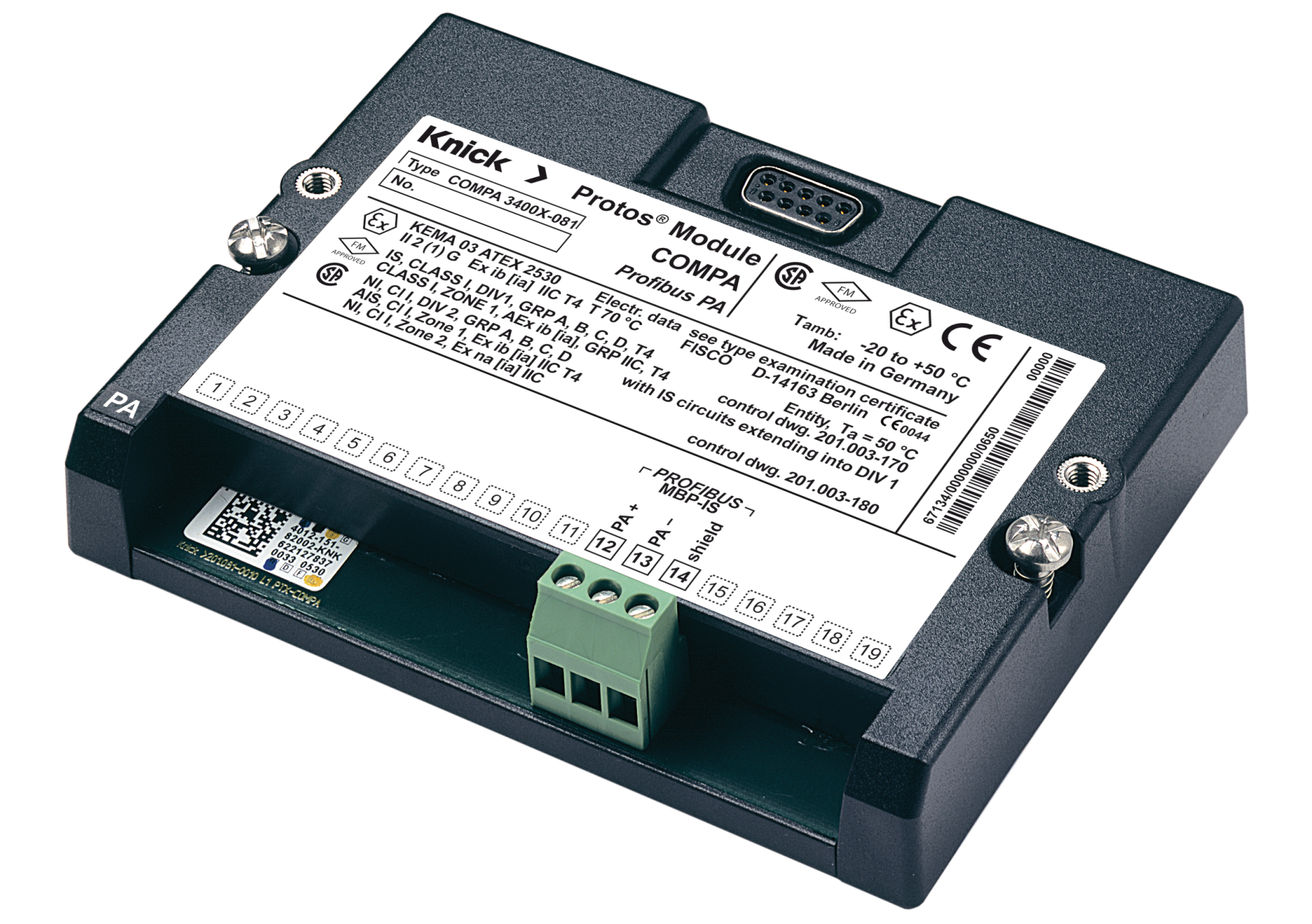 COMPA 3400-081 Communication Module | For Protos | PROFIBUS PA